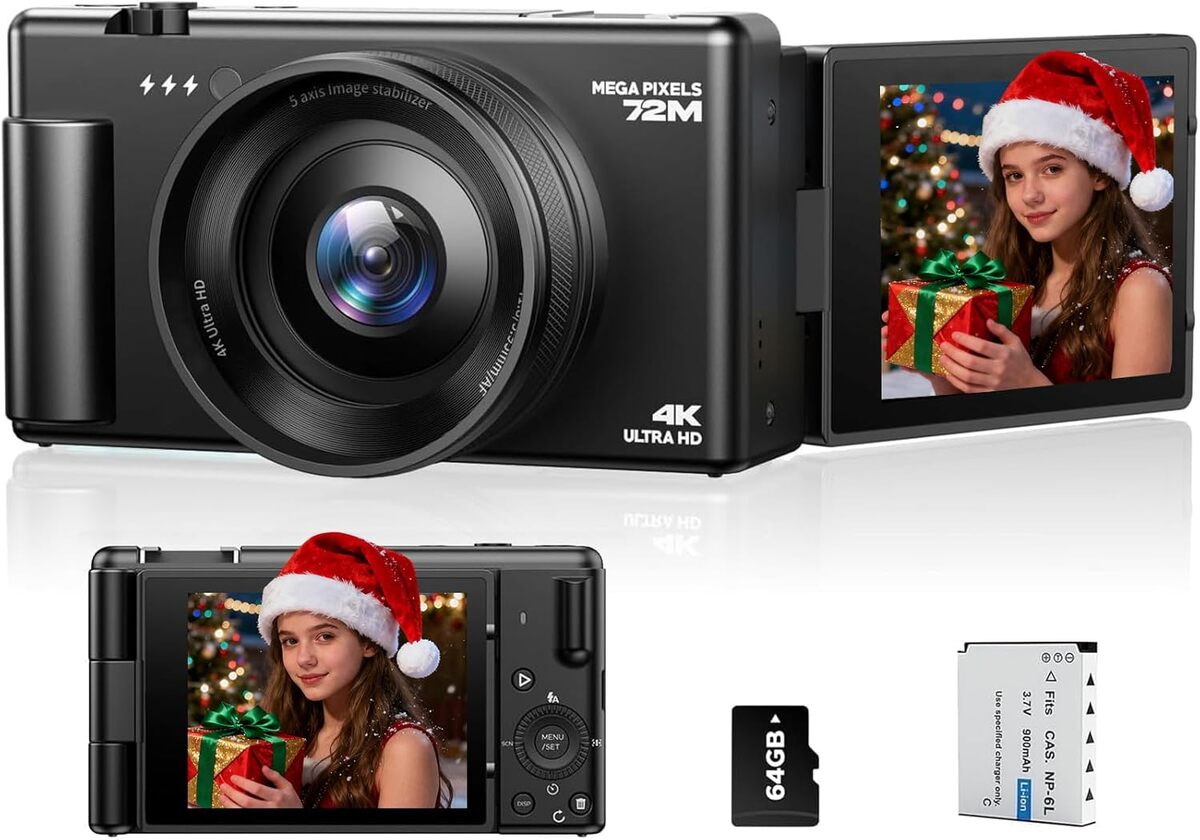 Test de l'appareil photo numérique 4K avec autofocus et zoom 18X